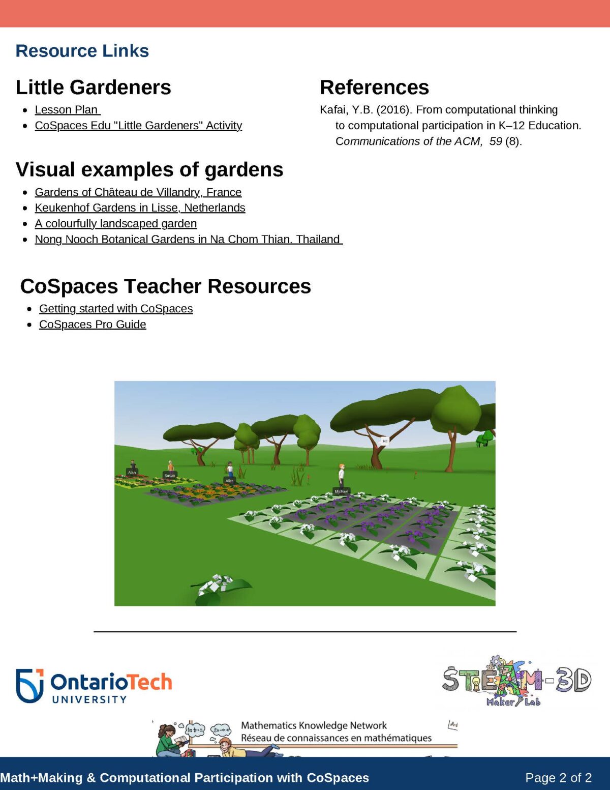 Math Knowledge Network – Réseau de connaissances en mathématiques